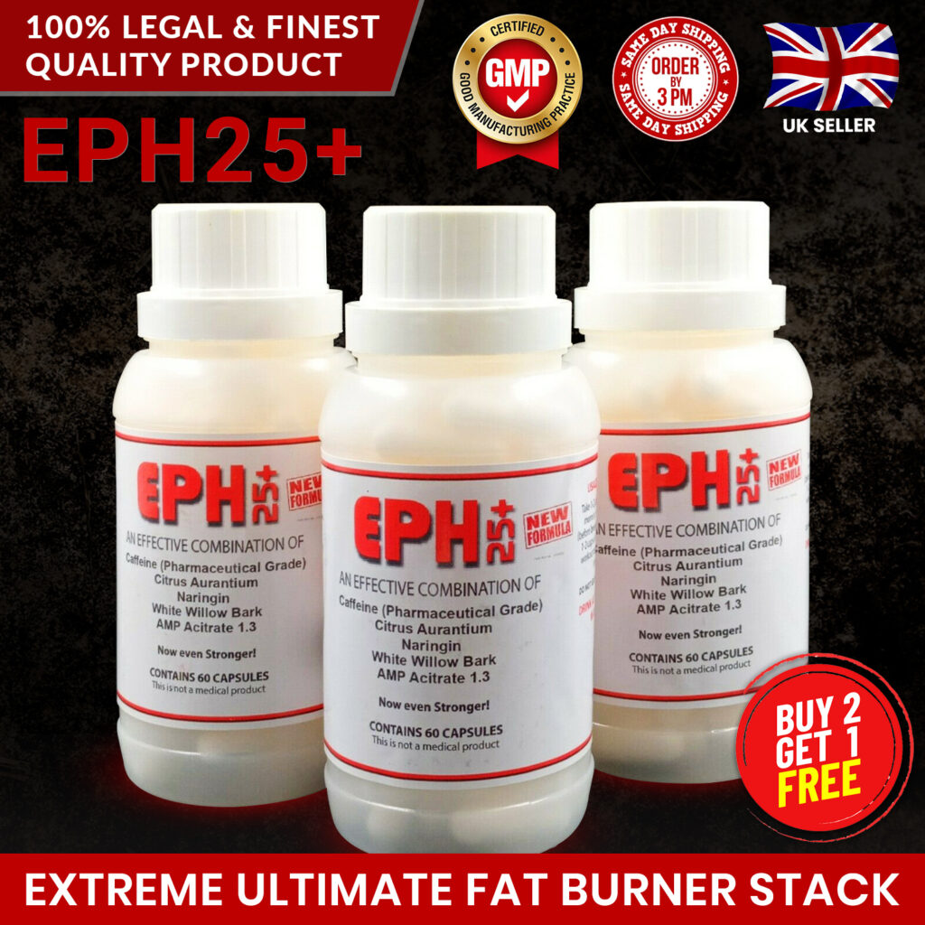 EPH25+ Fat-Burners NEW & IMPROVED - JL Supplements Ltd